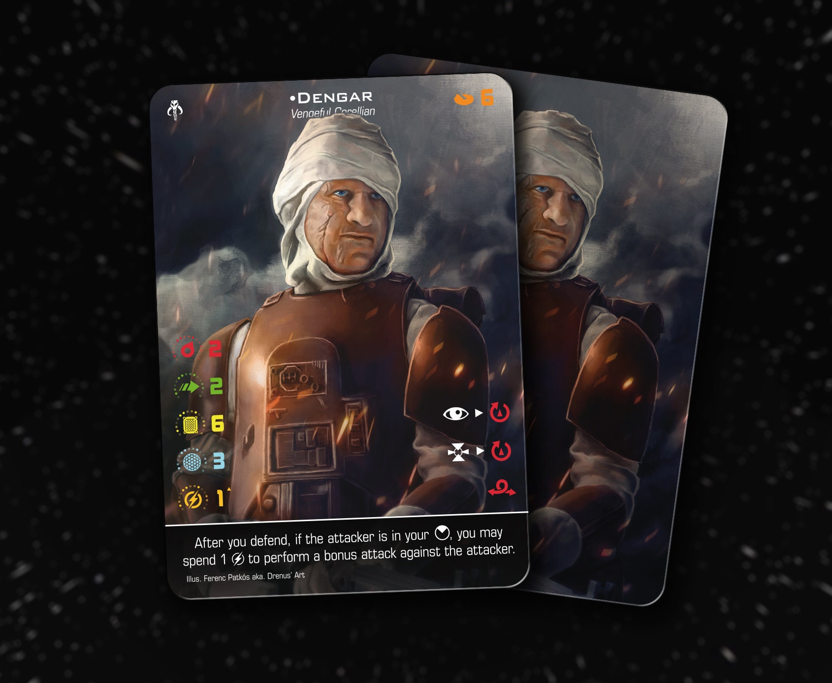 Dengar jumpmaster 5000 X-wing Second Edition Custom Alt - Etsy