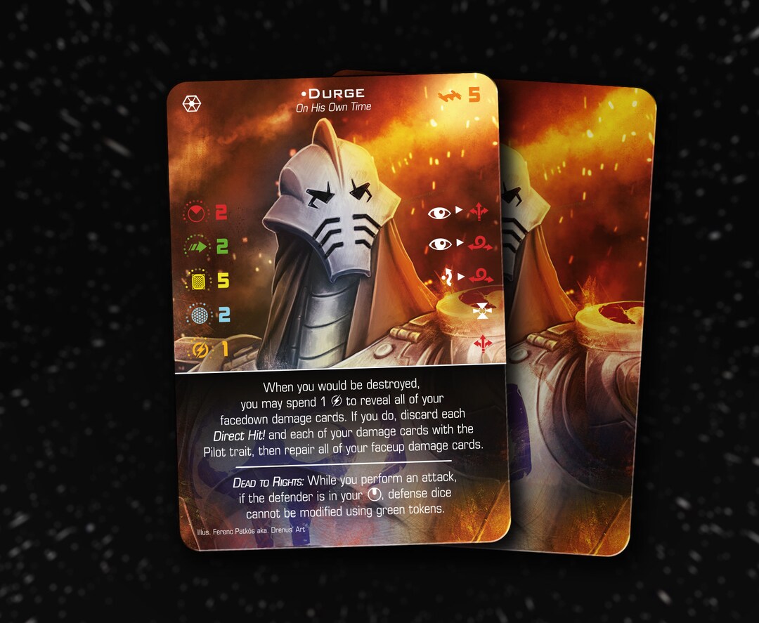 Durge CIS X-wing Second Edition Custom Alt Card - Etsy