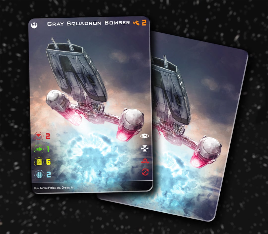 Gray Squadron Bomber BTL-A4 Y-wing X-wing Second Edition - Etsy