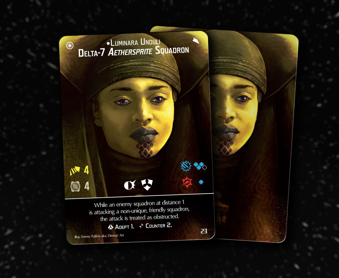 Delta-7 Aethersprite Squadron Luminara Unduli Armada Custom Alt Card ...