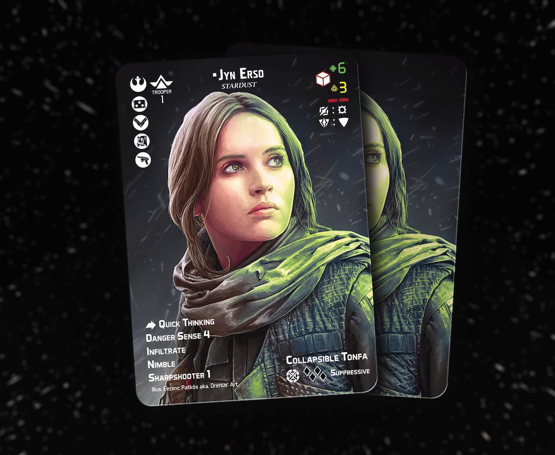 Jyn Erso (stardust) - Legion - Custom Alt Card - Etsy