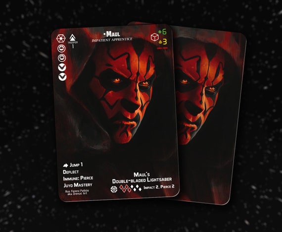 Maul impatient Apprentice Legion Custom Alt Card - Etsy