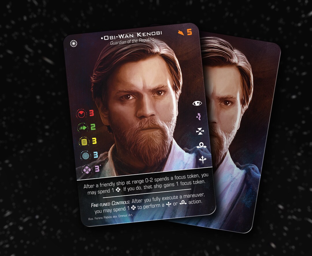 Obi-wan Kenobi (delta-7b Aethersprite) - X-wing Second Edition - Custom ...