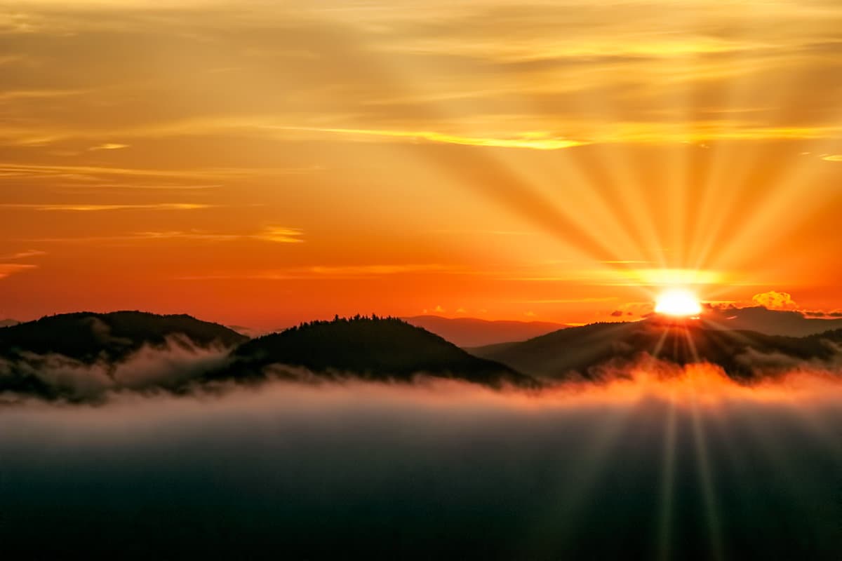 Adirondack Sunrise, Schroon Lake, Severence Mountain, Severance ...