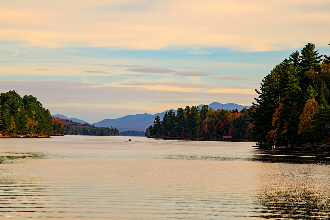 Long Lake, Landscape Photograph, Landscape Print, Adirondack Boating ...
