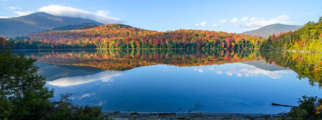 Landscape Photography, Autumn Photograph, Adirondack Print, Heart Lake ...