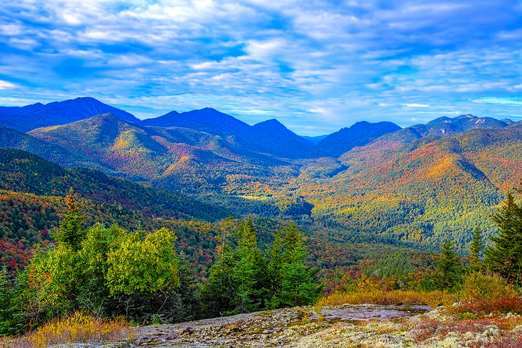 Adirondack Photograph, Autumn Picture, Hopkins Mountain, Landscape Art ...