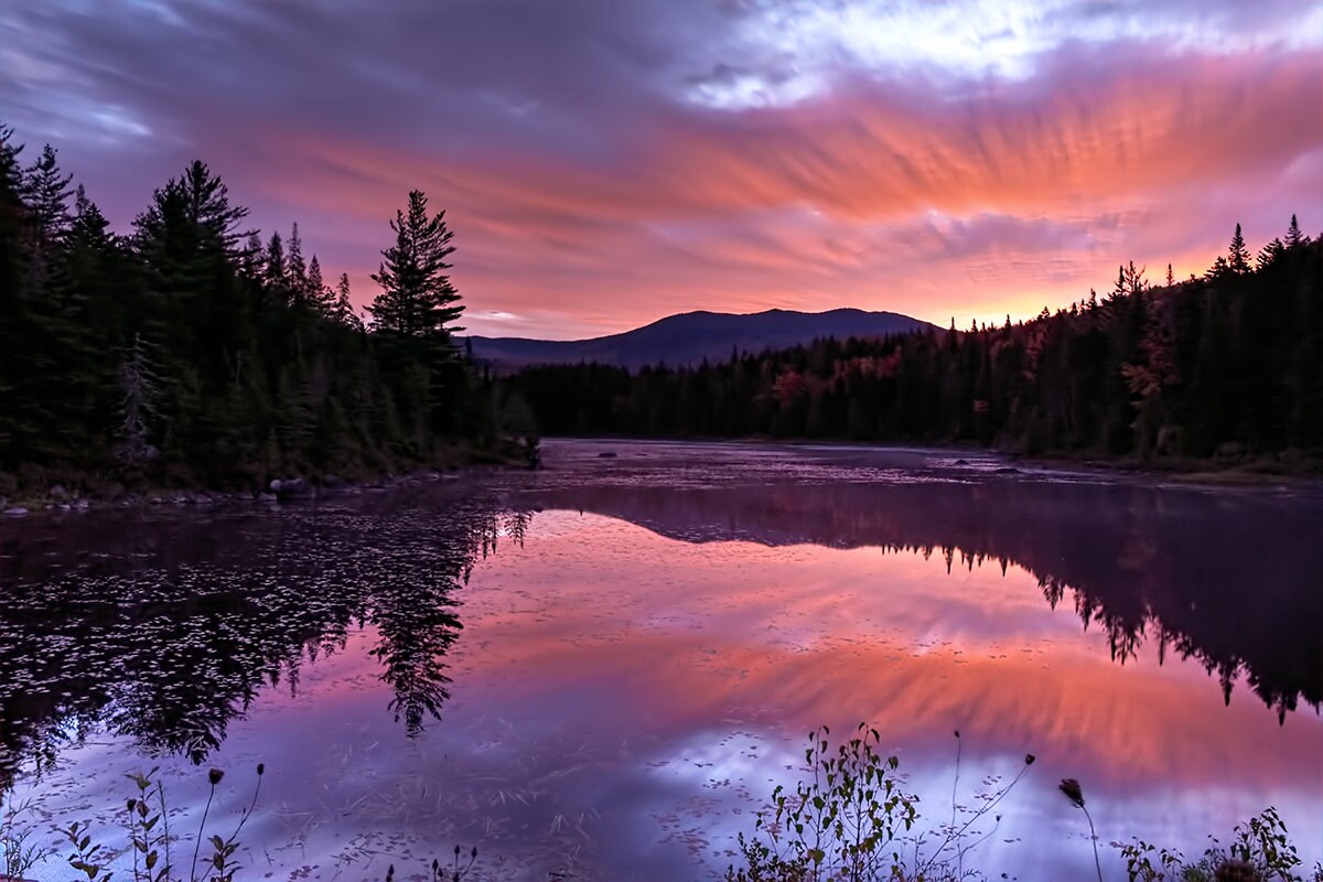 Boreas Pond, Sunrise Photo, Sunup Picture, Adirondack Dawn, Adirondack ...