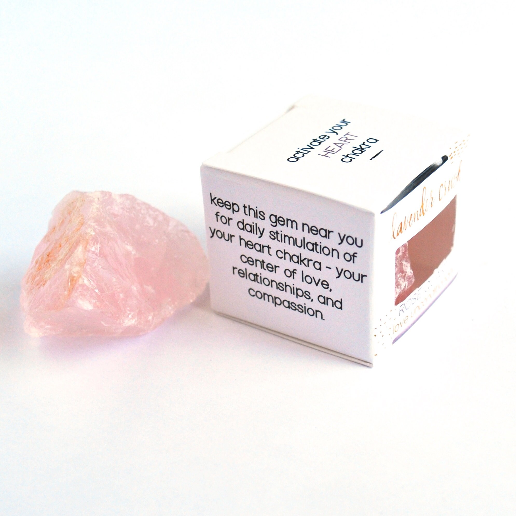 Heart Chakra Stone Rose Quartz Chakra Crystal Rough Pink | Etsy