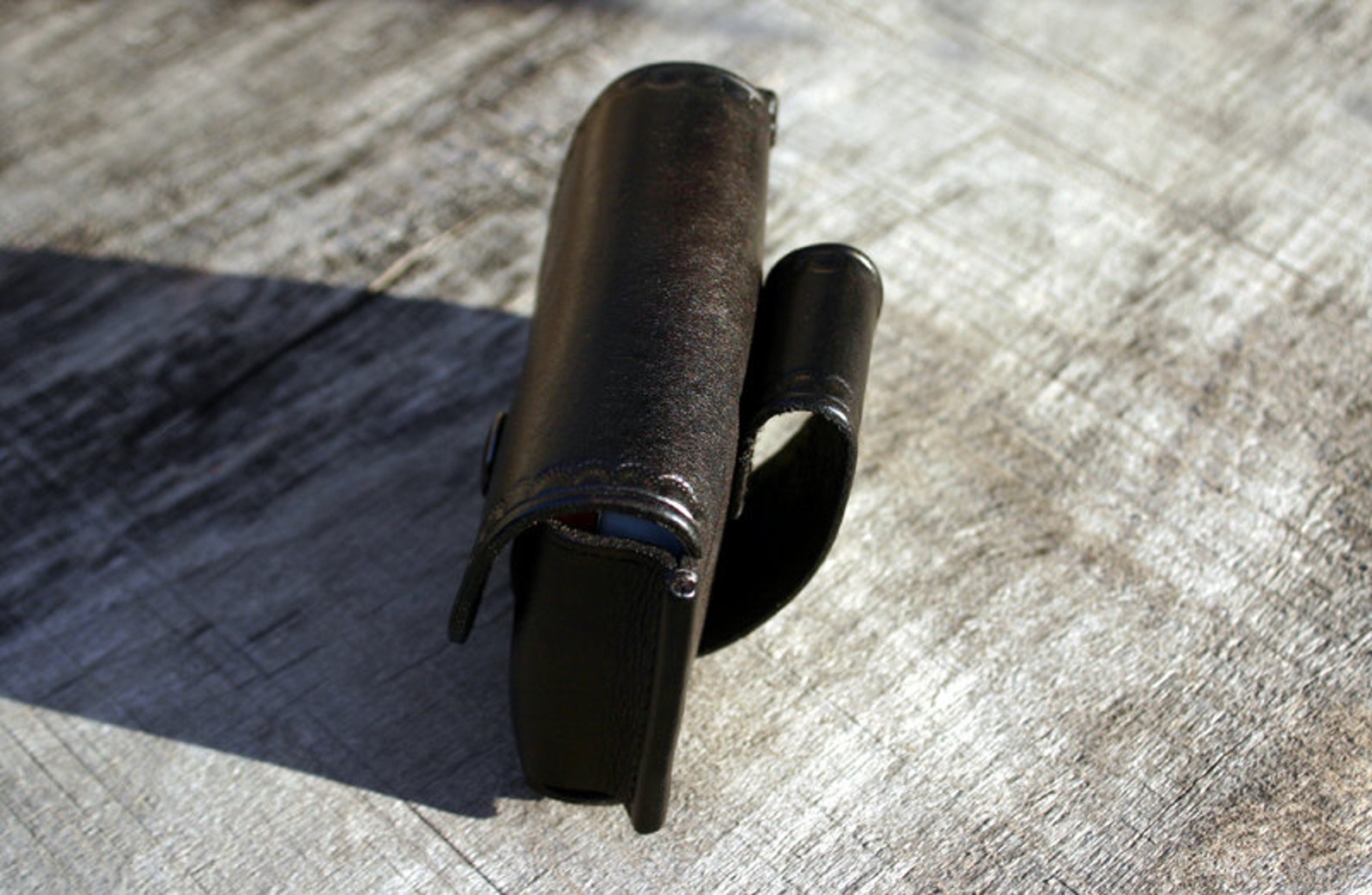 Black Leather Belt Pouch / Altoids Tin Pouch Bushcraft / - Etsy Canada