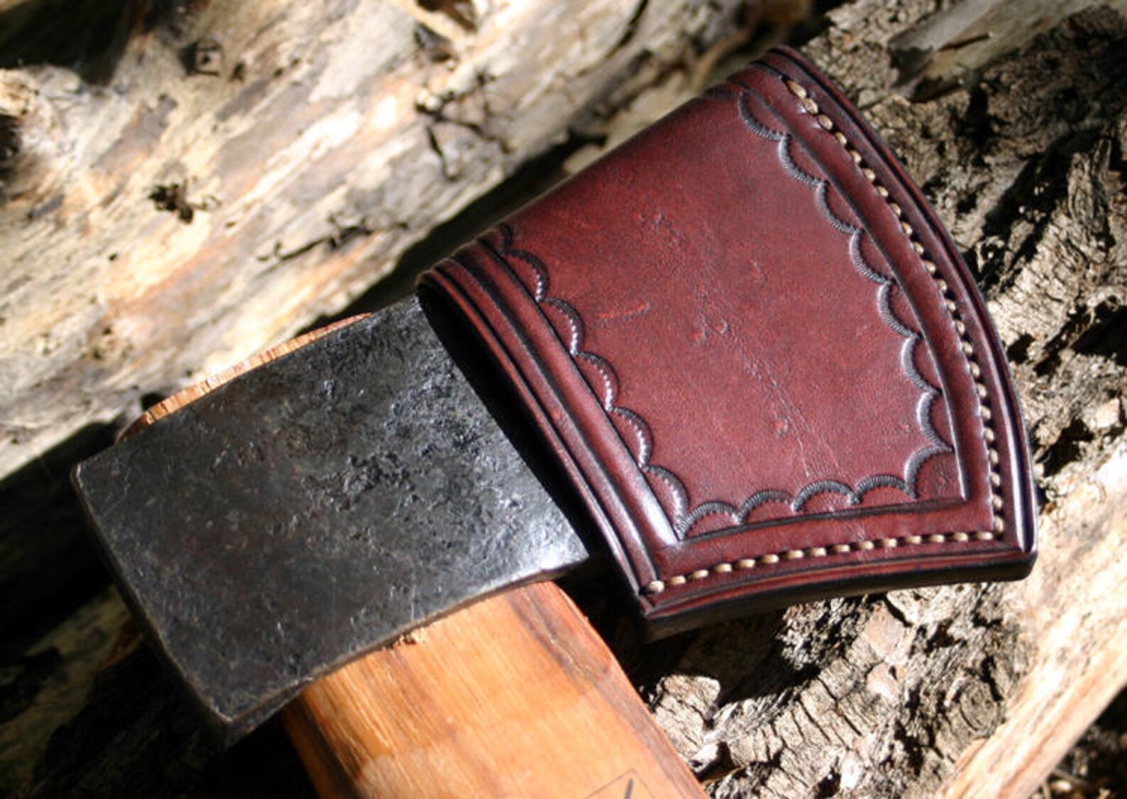 Leather Axe Sheath / Universal Fit Will Custom Size to Any Axe ...