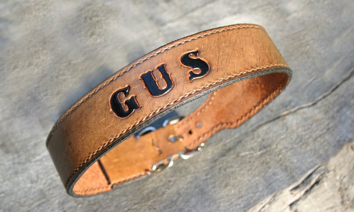 Personalized Leather Dog Collar Custom Leather Dog Collar | Etsy