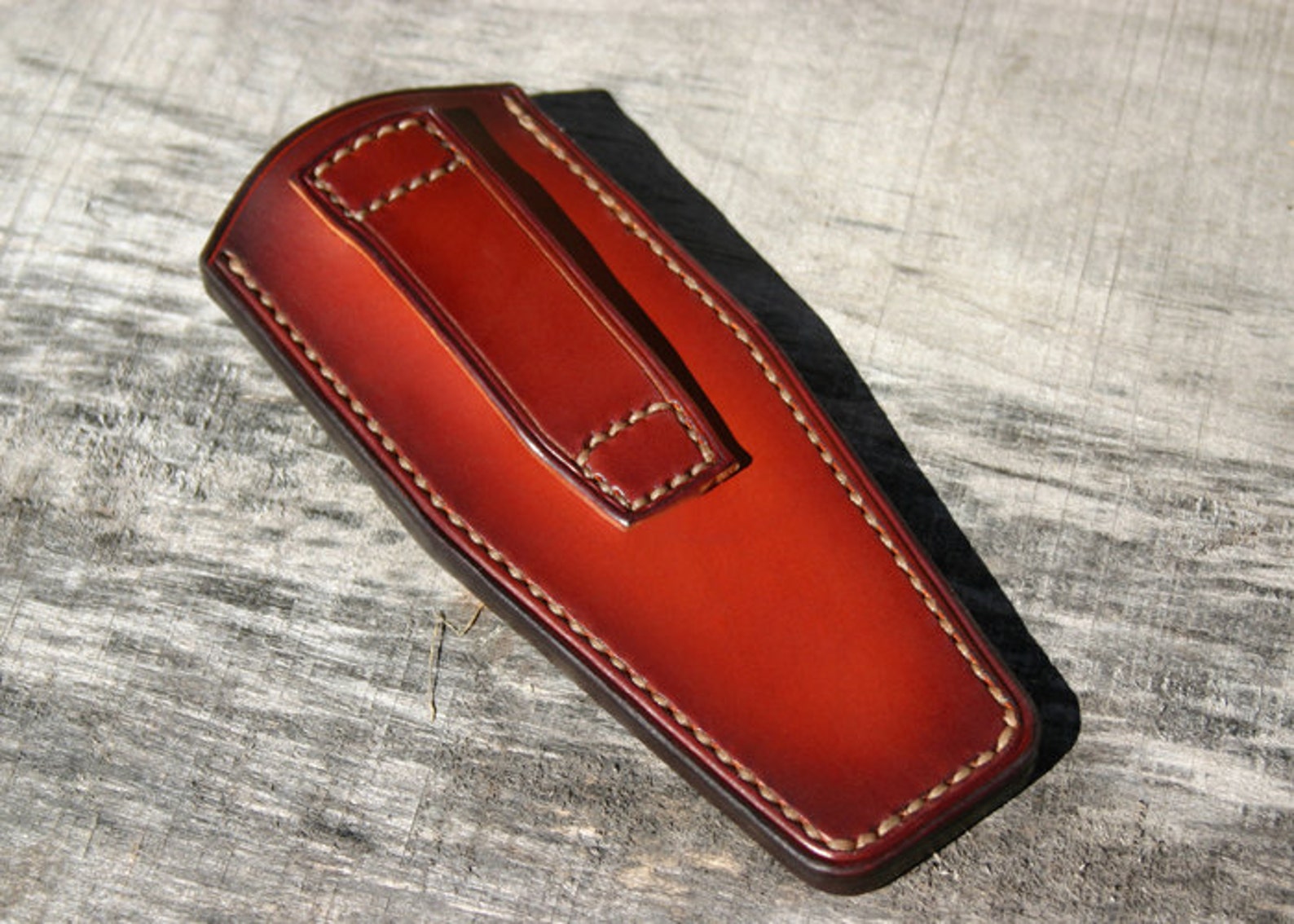 Ambidextrous Leather Knife Sheath With Stitched Belt Loop! Quality ...