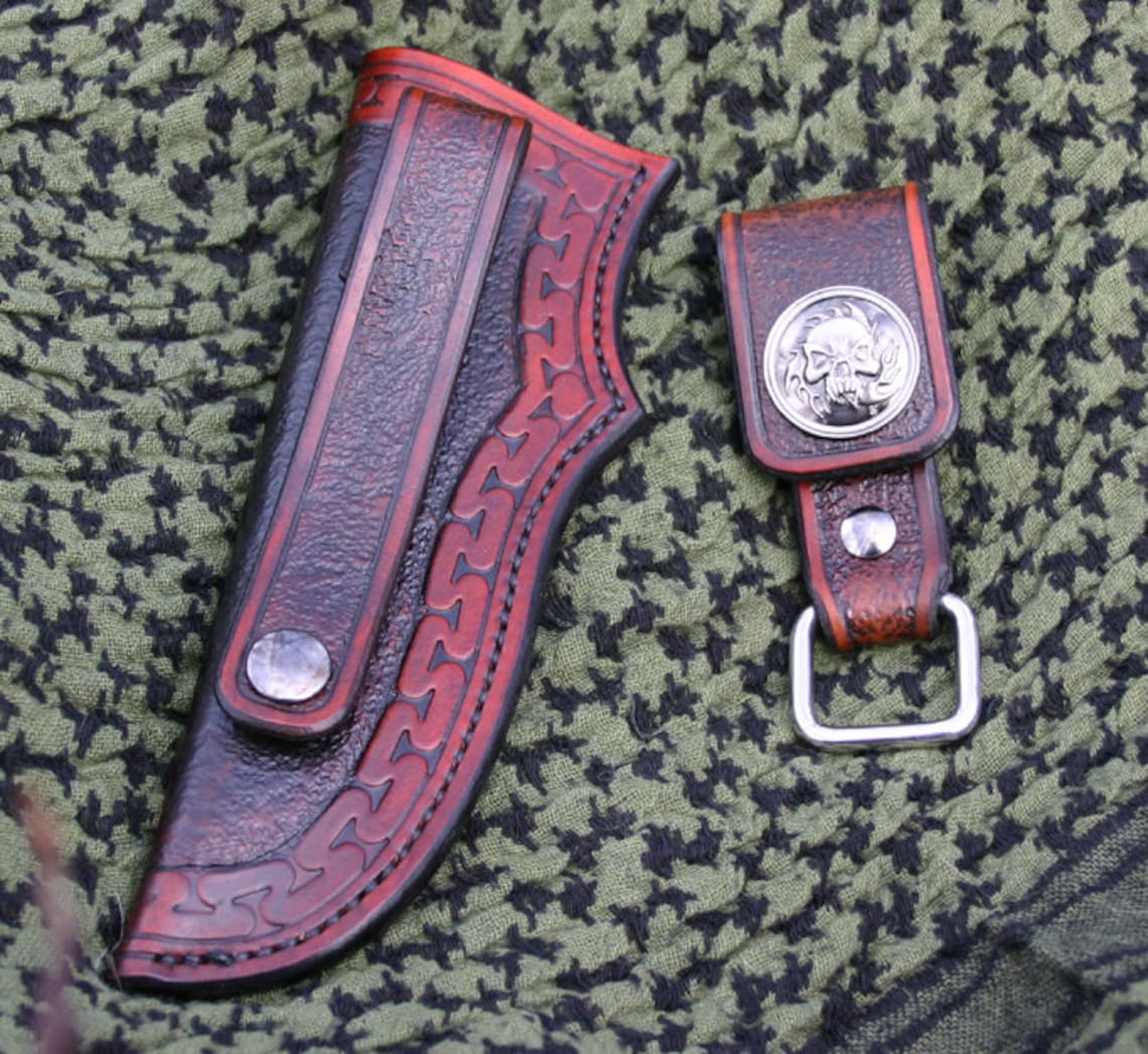Bushcraft Leather Knife Sheath Mora Sheath Bushcraft Gear - Etsy