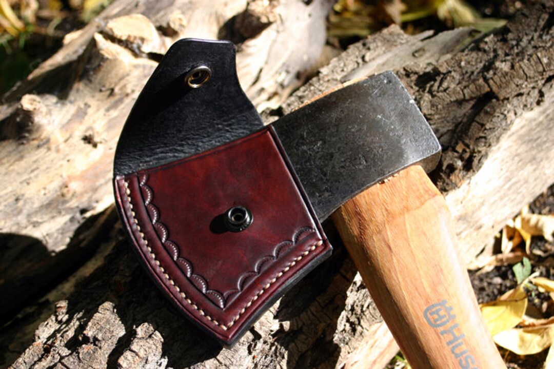 Leather Axe Sheath / Universal Fit Will Custom Size to Any Axe ...