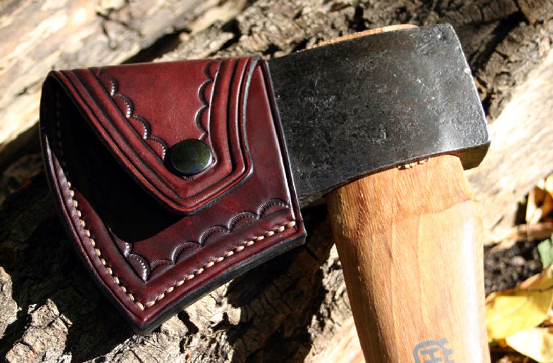 Leather Axe Sheath / Universal Fit Will Custom Size to Any Axe ...