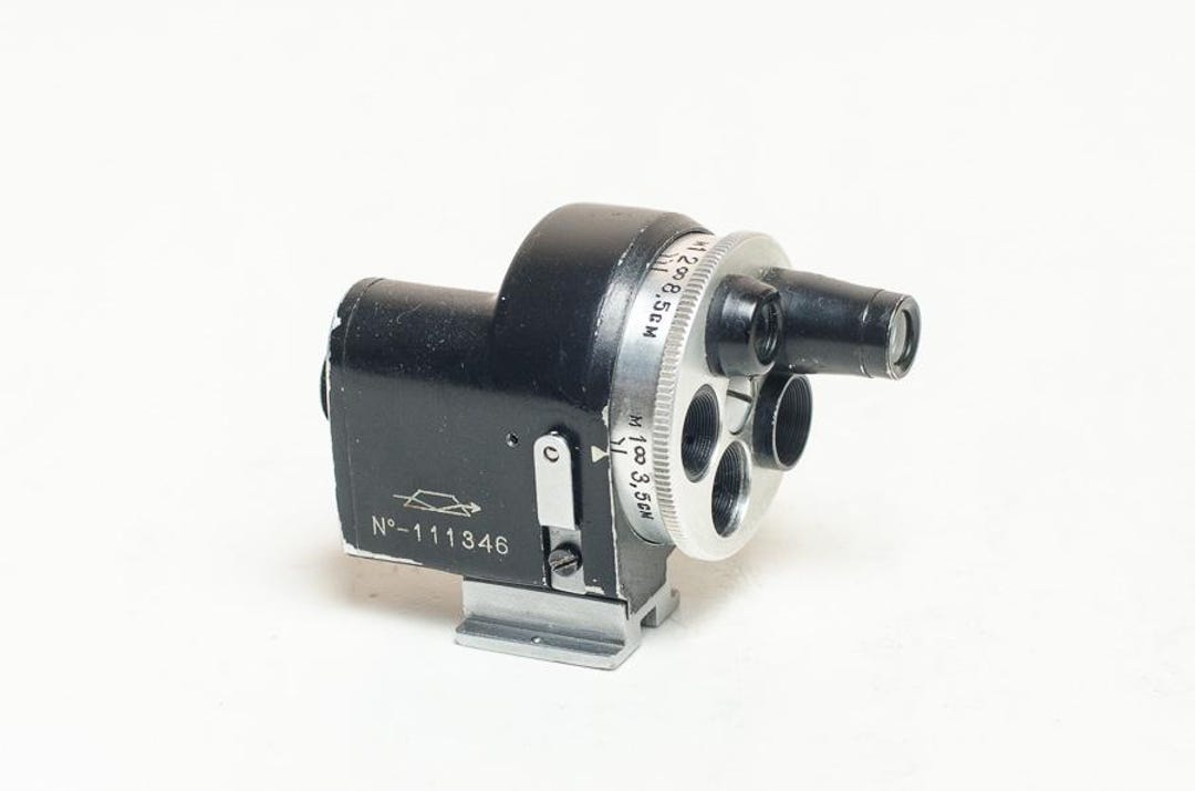 Universal Turret revolver Viewfinder. for 35 Mm Rangefinder Zorki, Kiev ...
