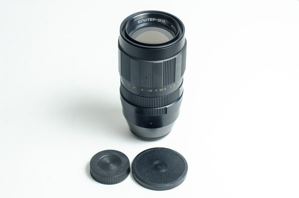 Jupiter-21m 4/200. 200mm F4 M42 Slr Soviet Lens. Legendary - Etsy