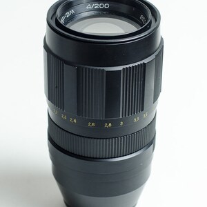 Jupiter-21m 4/200. 200mm F4 M42 Slr Soviet Lens. Legendary Telephoto ...