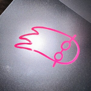 The Pink Opaque - Vinyl Sticker, I Saw the TV Glow - Etsy