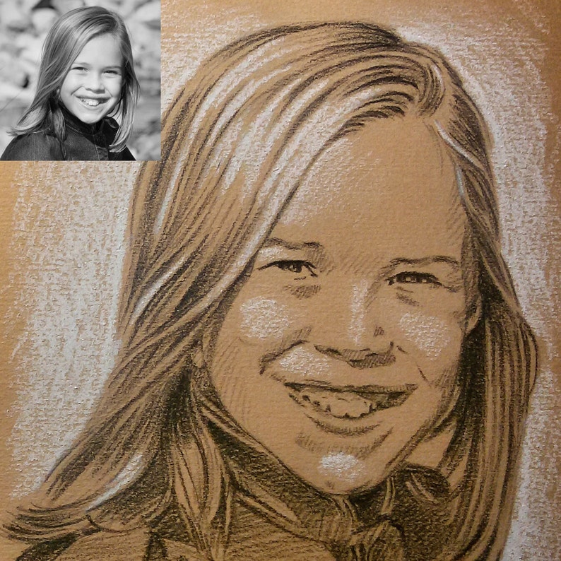 Custom Portrait Drawing Portrait Drawing Pencil Portrait - Etsy