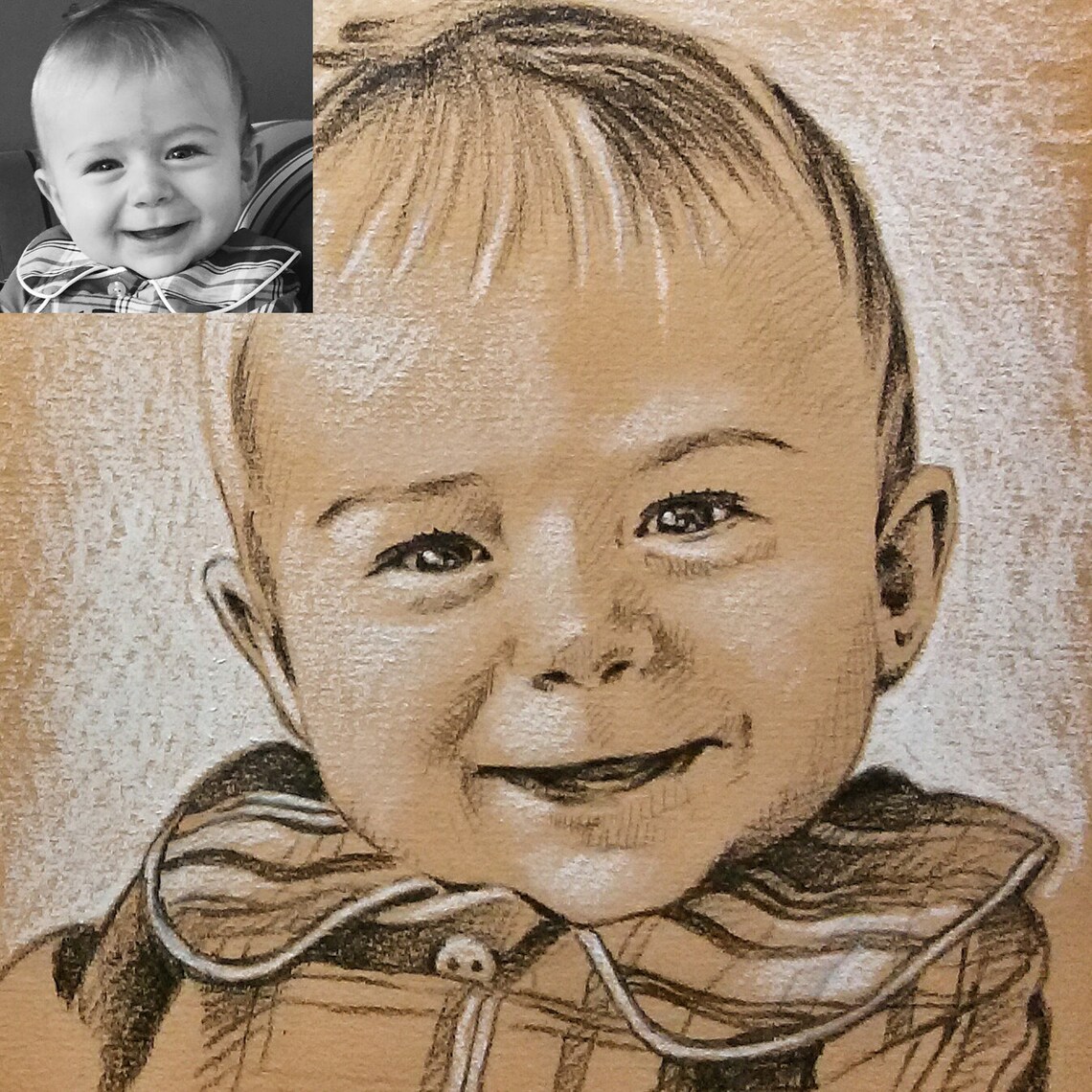 Custom Portrait Drawing Portrait Drawing Pencil Portrait - Etsy