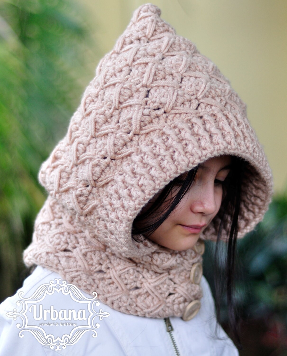 HOODED COWL PATTERN Hooded Cowl Crochet Pattern Crochet | Etsy