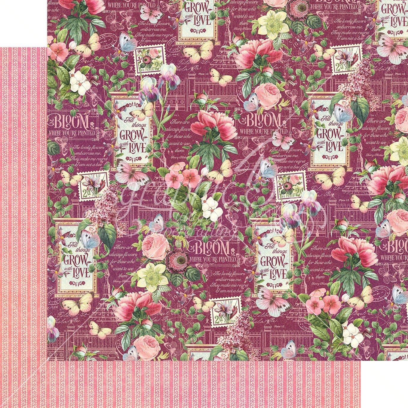BLOOM 8 Single Sheets Set: 1 Each of the 8 Designs by Graphic 45 - Etsy