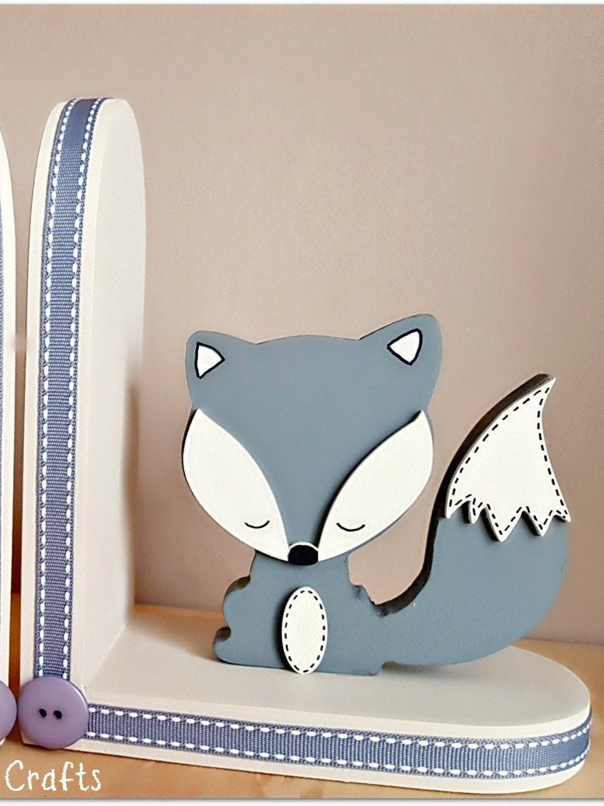 Fox Bookends for Kids | Etsy