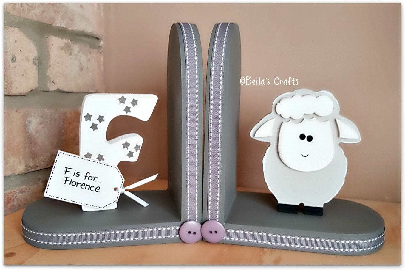 Personalised Sheep Bookends for Children Nursery Decor Lamb - Etsy UK