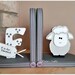 Personalised Sheep Bookends for Children, Nursery Decor, Lamb Bookends ...