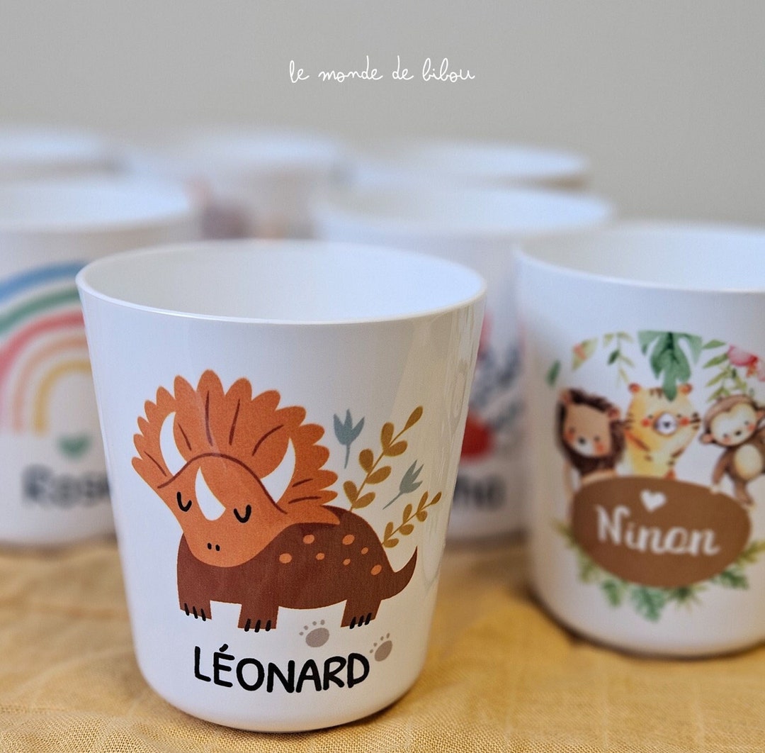 Personalized Child Cup Nursery Cup Customizable Child Glass ...