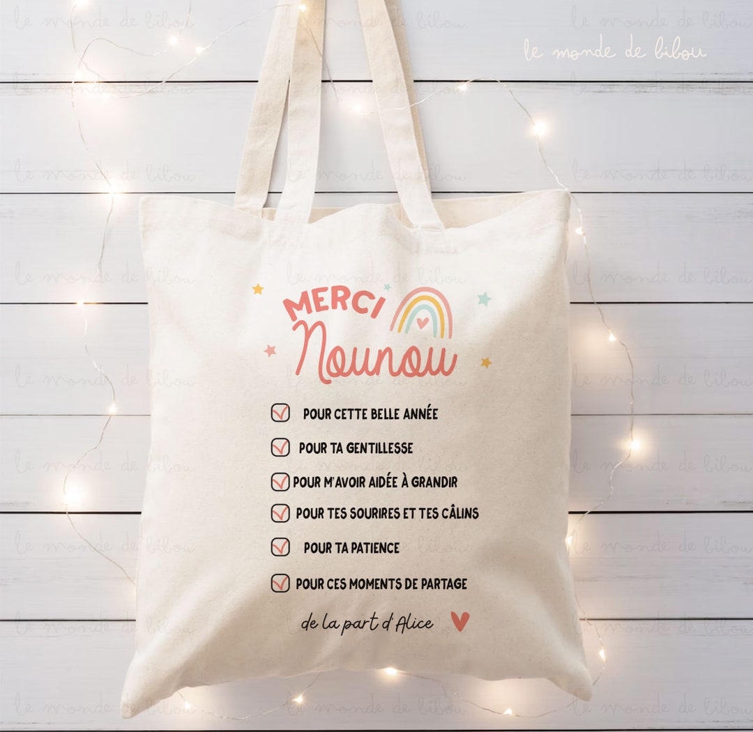 Personalized Thank You Nanny Bag - Thank You Nanny Mug for This Year ...