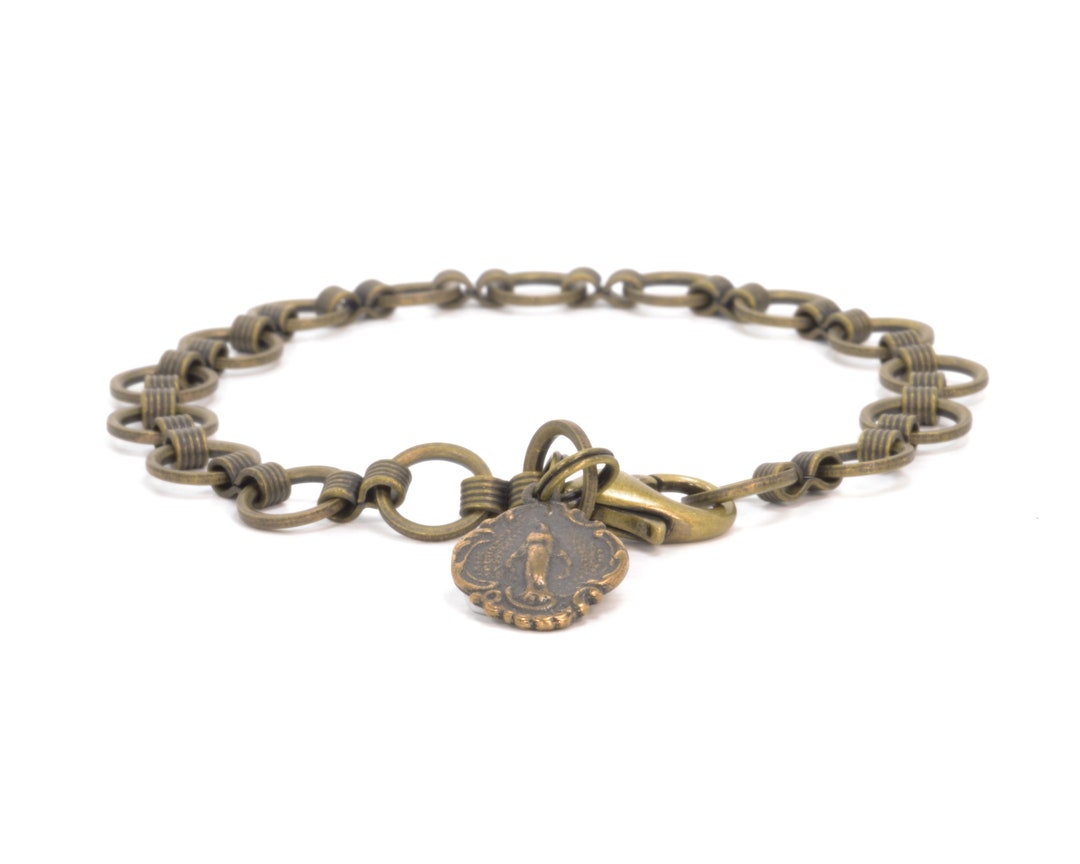 Bronze Consecration Bracelet With Bronze Miraculous Medal, True ...