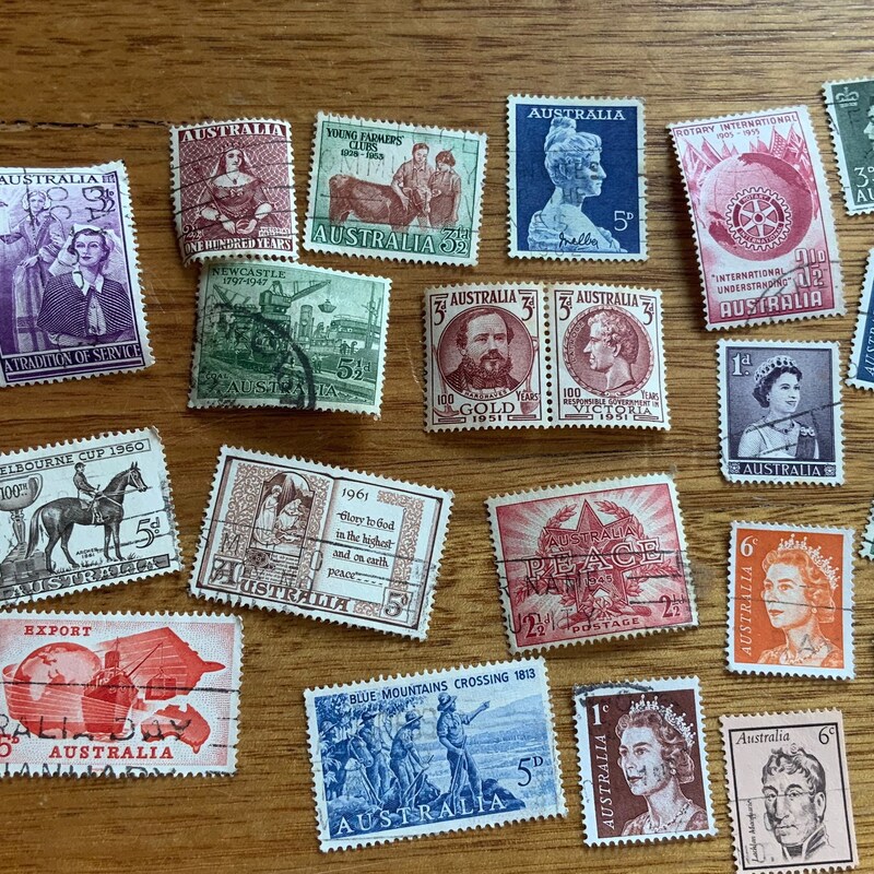 Antique Stamps - Etsy