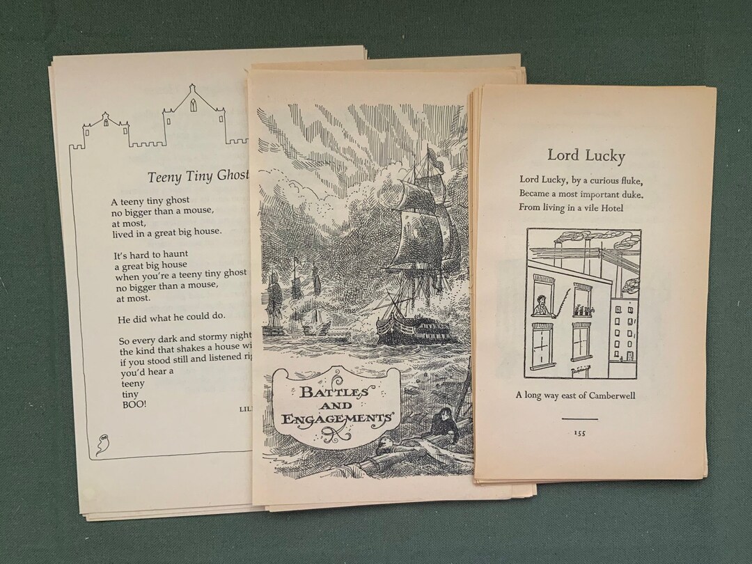 42 Piece Illustrated Poetry Vintage Paper Pack - Vintage Poetry ...