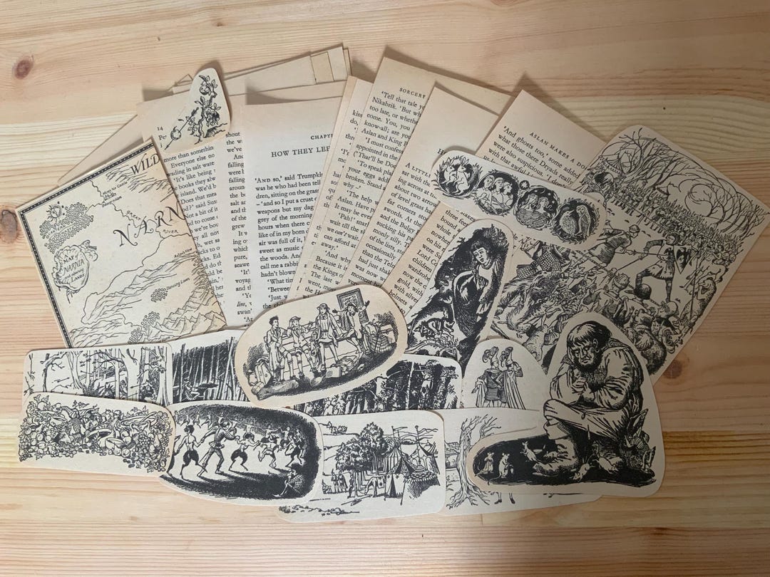 32 Piece Prince Caspian Narnia Paper Pack - CS Lewis - Chronicles of ...