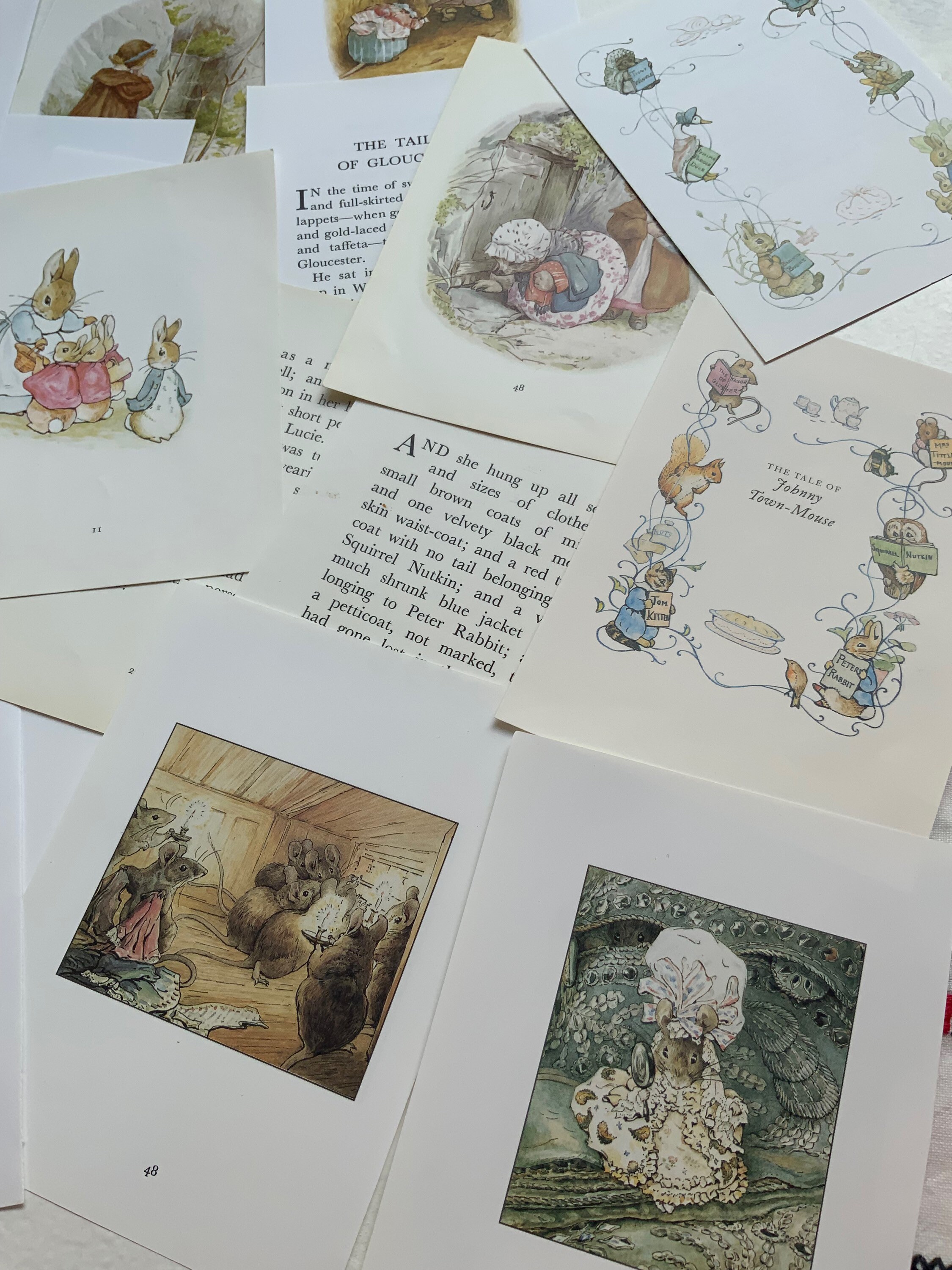26 Piece Beatrix Potter Paper Pack Scrapbooking Ephemera - Etsy