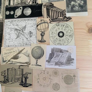 29 Piece Dark Academia Theme Vintage Paper Pack - Scrapbooking Ephemera ...