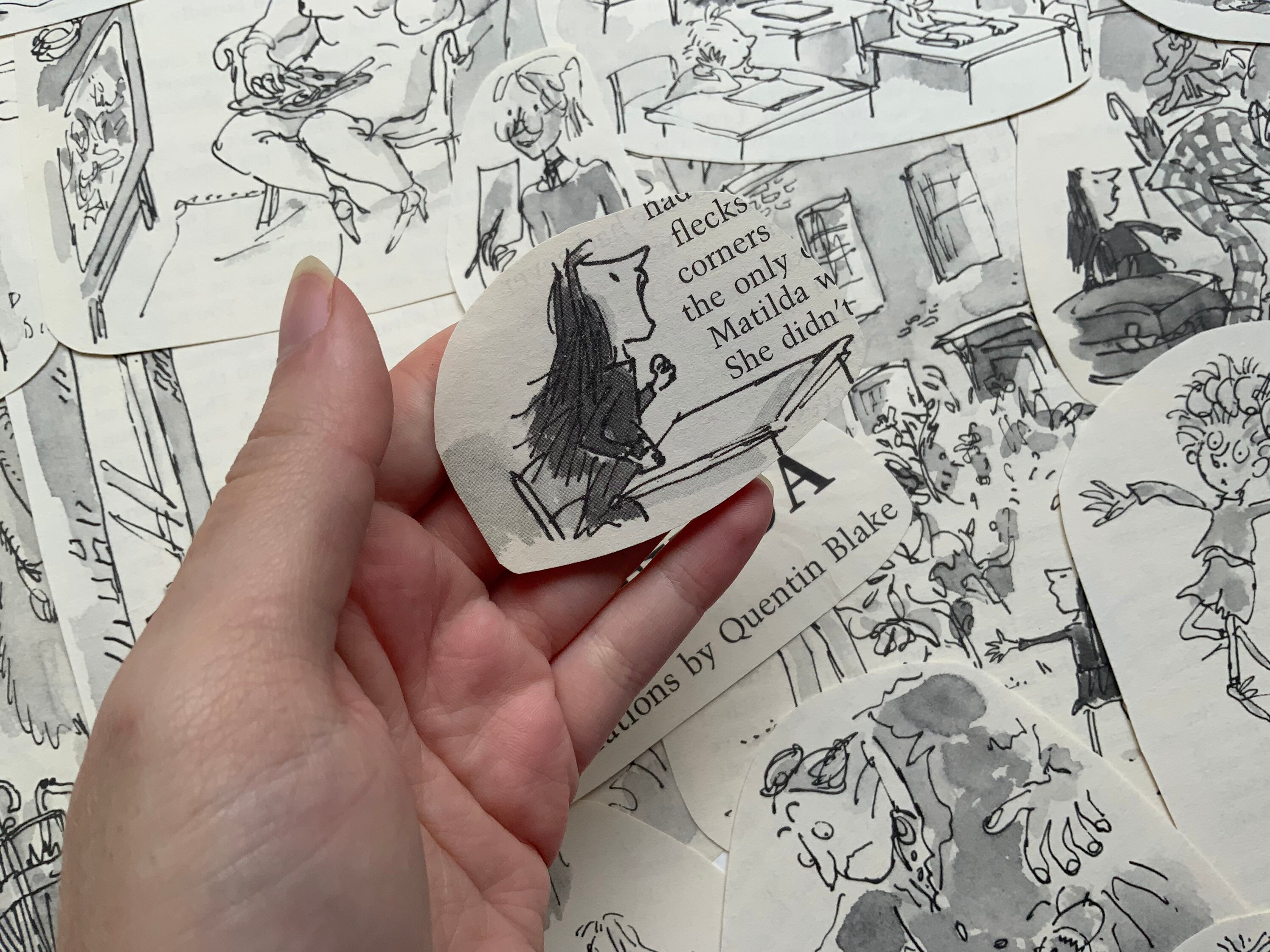 Roald Dahls Matilda 28 Stück Vintage Papier Pack - Quentin Blake ...