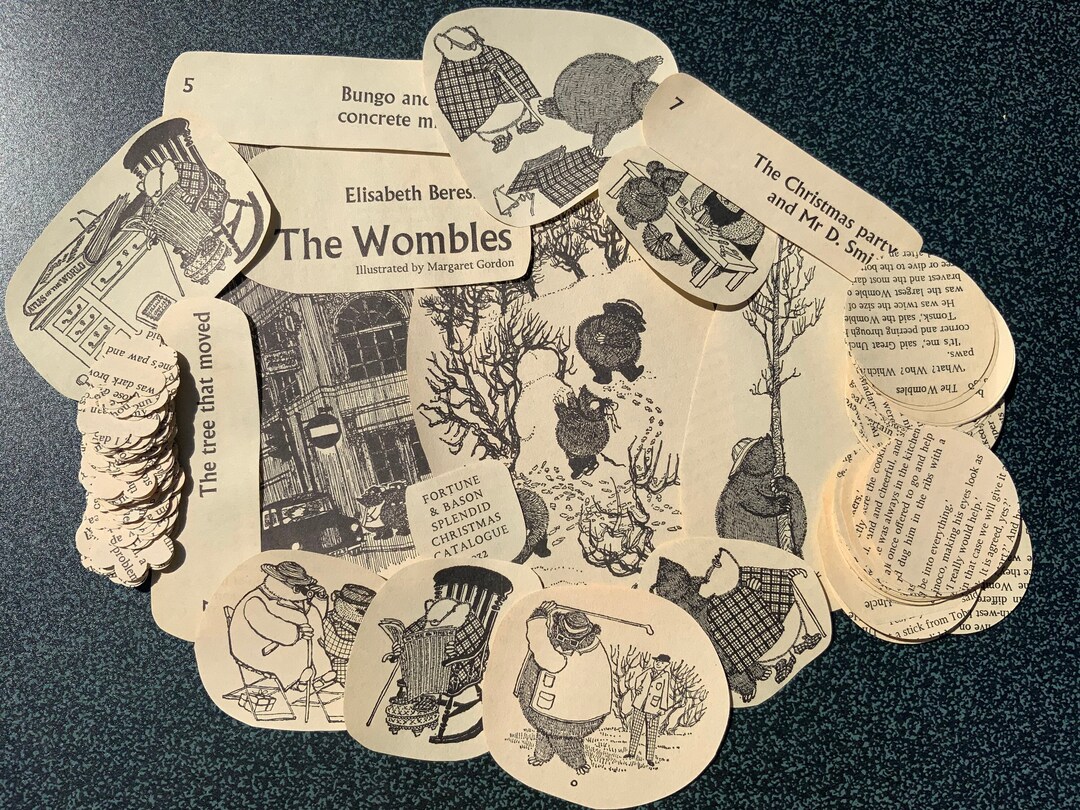 15+ the Wombles Vintage Paper Pack - Elizabeth Beresford - Scrapbooking ...