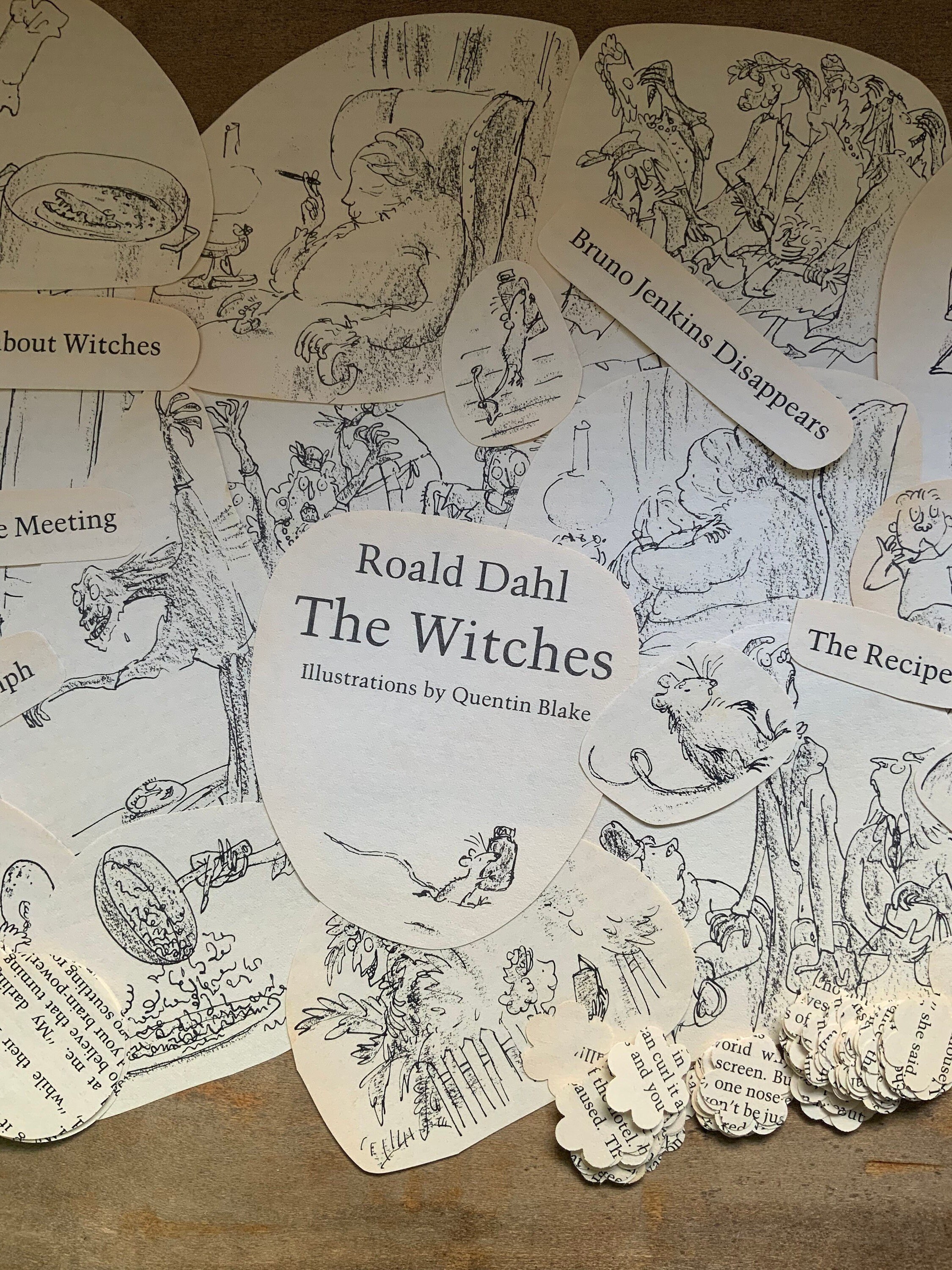 Roald Dahl's the Witches 27 Piece Vintage Paper Pack - Quentin Blake ...
