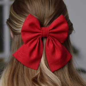Classic Red Bow - Etsy