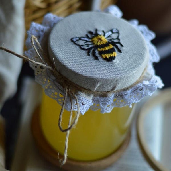 Jam Jar Cover - Etsy