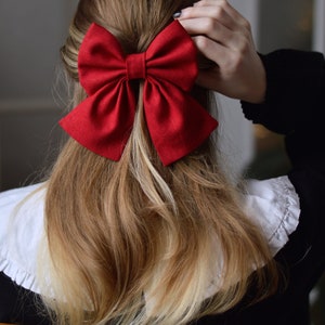 Classic Red Bow - Etsy