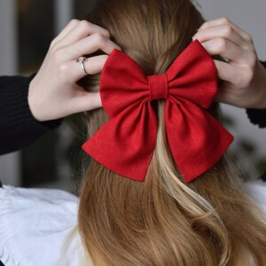 Classic Red Bow - Etsy