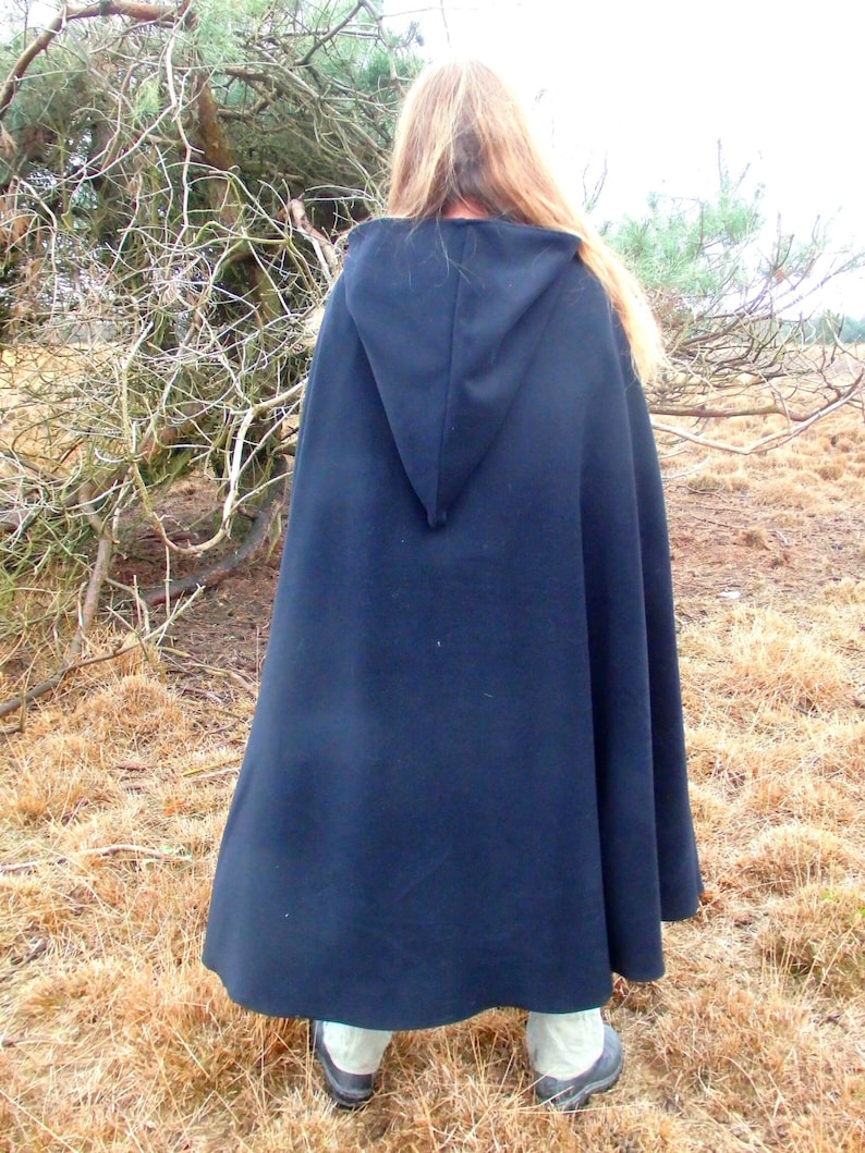 Hooded cape wool / hooded cloak woolen / woolen hooded cape / | Etsy
