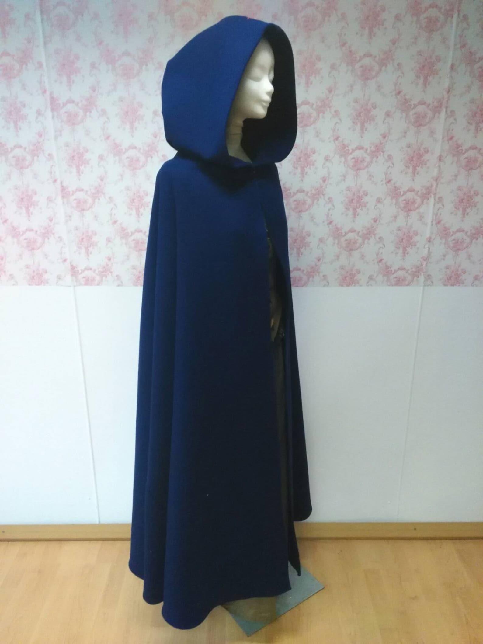 Green Hooded Cape Wool / Hooded Cloak Woolen / Woolen Hooded | Etsy