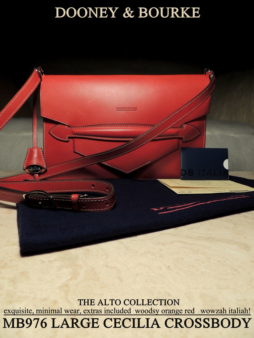 Minimal Wear All Inclusive From Italy Dooney & Bourke Alto Collection ...