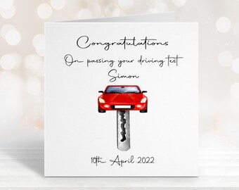 Funny Passed Driving Test Card New Driver Card Well Done - Etsy